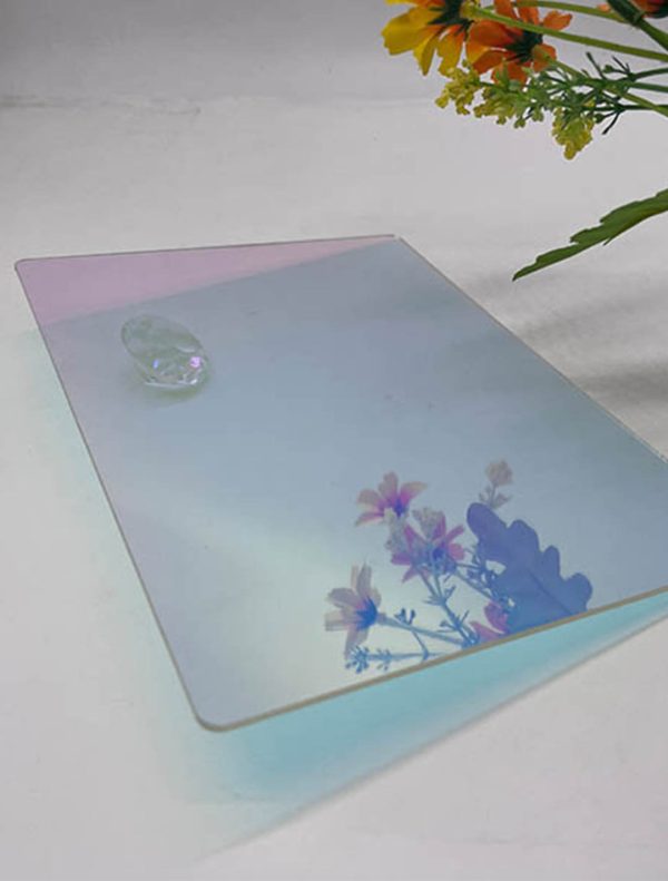 Iridescent Acrylic Sheet holographic Rainbow Textured Plexiglass